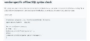 SQL Parsing Tools SQL Parsers DBMS Tools
