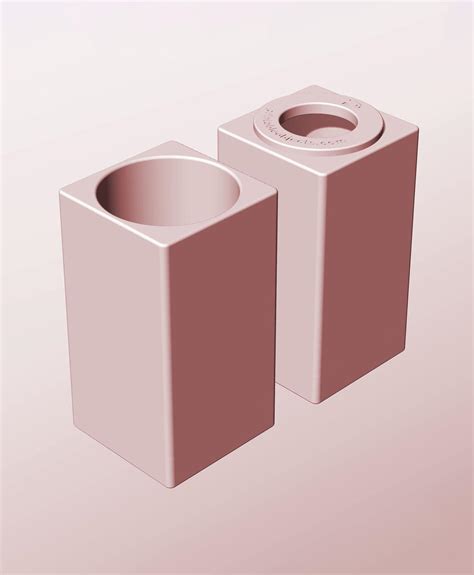 Cs68 140 P Stackable Pierced Bin Box Module For Creative Decor 3d Model By Printable Objects