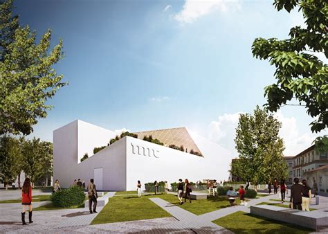 Libeskind Designs White Concrete Museum For Lithuanian Art