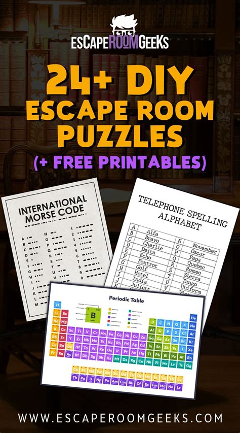 26 Diy Escape Room Puzzles Free Printables Escape Room Puzzles Escape Room Diy Escape