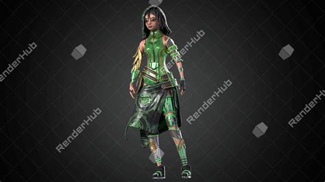 Fantasy Girl Character Render Stock Image By Valeria Miller