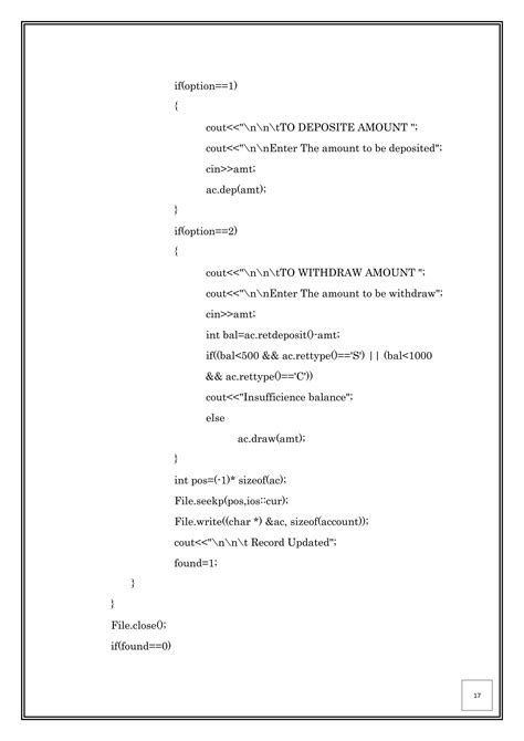 Cbse Computer Science C Class 12 Board Project Bank Managment