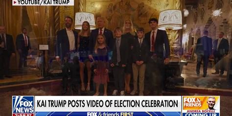 Trumps Granddaughter Kai Shares Videos From Election Night Fox News