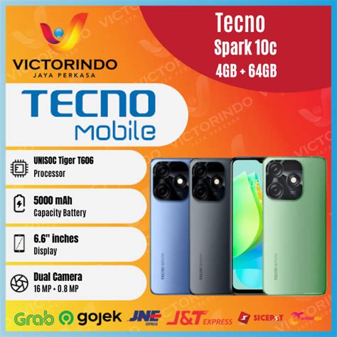 Jual Tecno Spark C Nfc Ram Gb Rom Gb Garansi Resmi Shopee Indonesia