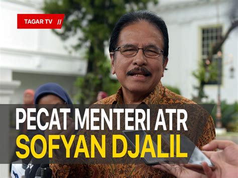 Menteri Atr Sofyan Djalil Digugat Warga Jogja Jokowi Diminta Pecat Dia Tagar