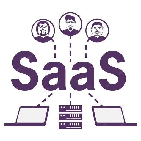 Premium Vector Saas For Ui Ux Web Appsoftware As A Service Files Storage Statistics Cloud