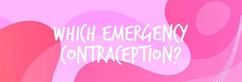 Emergency Contraception Sexual Health Wales
