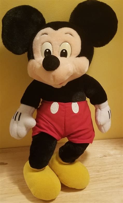 Disney Mickey Mouse Stuffed Toy Etsy