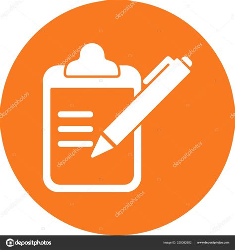 Check List Icon Isolated Abstract Background Stock Vector By