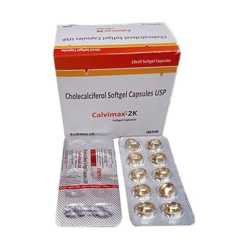 Calvimax 2k Softgel Capsules Ani Healthcare Pvt Ltd