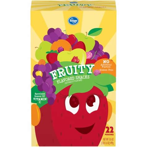 Kroger® Fruity Naturally Flavored Fruit Snacks 22 Ct 08 Oz Kroger