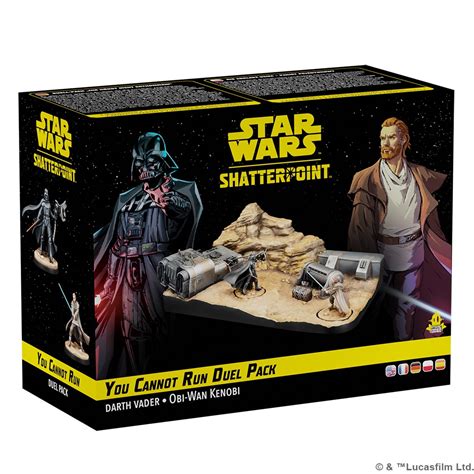 Star Wars Shatterpoint You Cannot Run Duel Pack Announced Bell Of