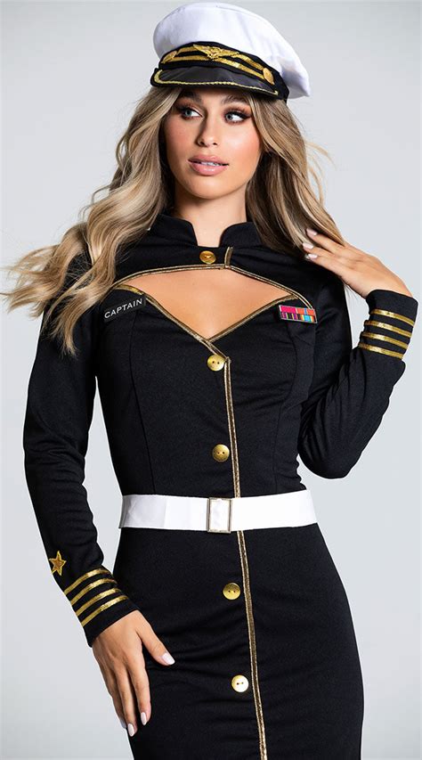 Naughty Navy Captain Costume Sexy Mariner Costume
