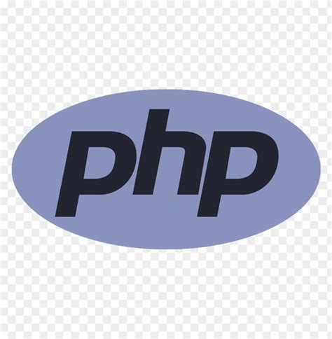 Php Dark Blue Oval Logo Png Toppng