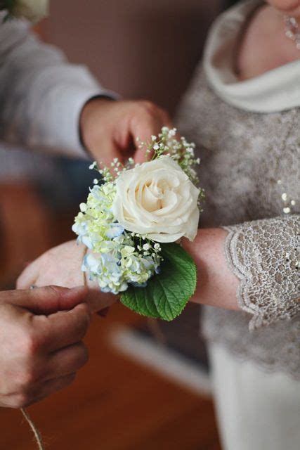 Hydrangea Corsage Corsage Wedding Wrist Corsage Wedding Bridesmaid