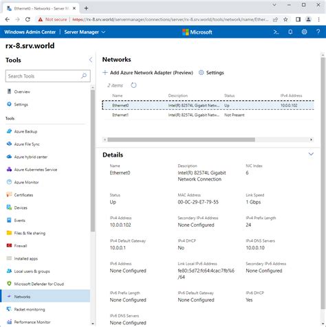 Windows Server 2022 Admin Center Overview Of Items 1 Server World