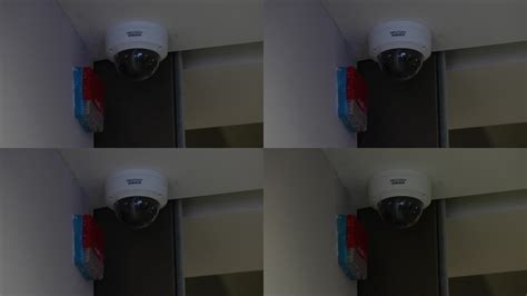室内360全方位监控摄像头大数据信息化视频素材下载