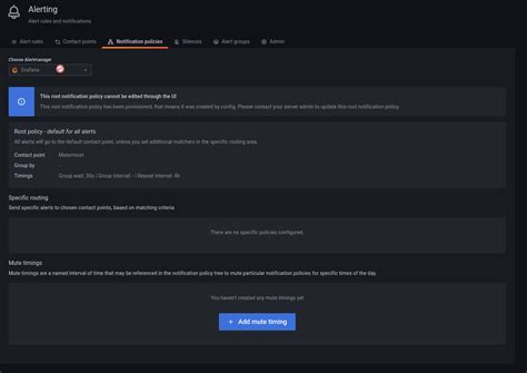 Unable To Setup More Notification Policies Routes Configuration
