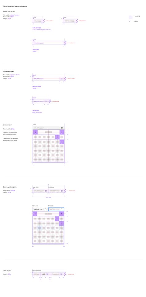 Experimental Component Date Picker Design Issue Carbon Design System Carbon Github