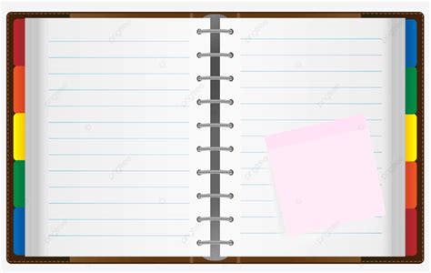 Notebookorganizer Binder Illustration Education Vector Template Download On Pngtree