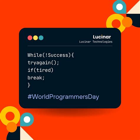 lucinar technologies on linkedin worldprogrammersday programming softwaredevelopment