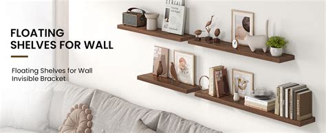 Heimlove 36 Inch Floating Shelves For Wall Mounted Storage