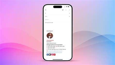 How To Create HTML IPhone Email Signature In Minutes