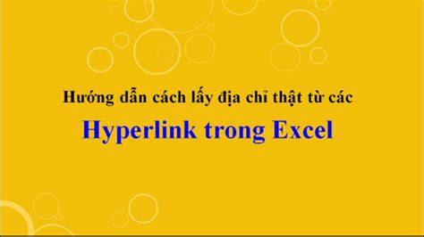 9 Cách Sử Dụng Hàm Hyperlink Trong Excel Mà Bạn Nên Biết