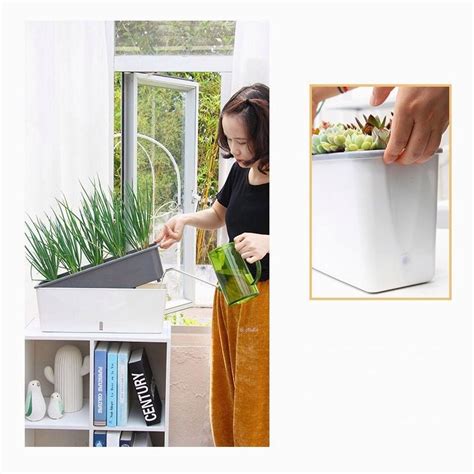 Vegetable Planting Pots Rectangular Planting Trough Plastic Vegetable