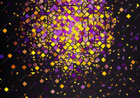 Premium Vector Abstract Background With Dynamic Multicolor Particles Illustration