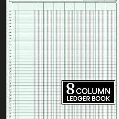 Stream ~read~[pdf] 8 Column Ledger Book Large Simple Eight Column For