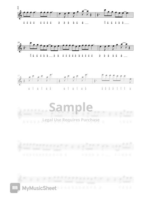 Taeyeon Happy For Kalimba 악보 By Mueric