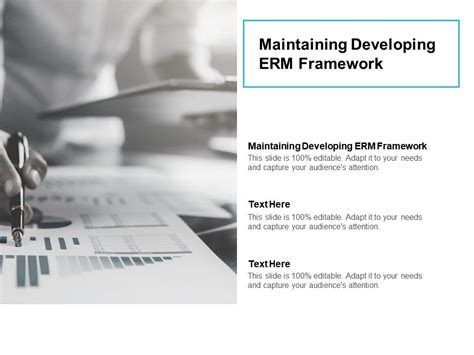Maintaining Developing Erm Framework Ppt Powerpoint Presentation