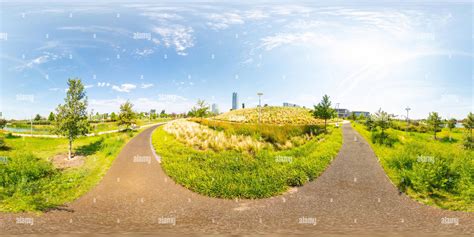 360° View Of 360 Equirectangular Photo Scissortail Park Downtown
