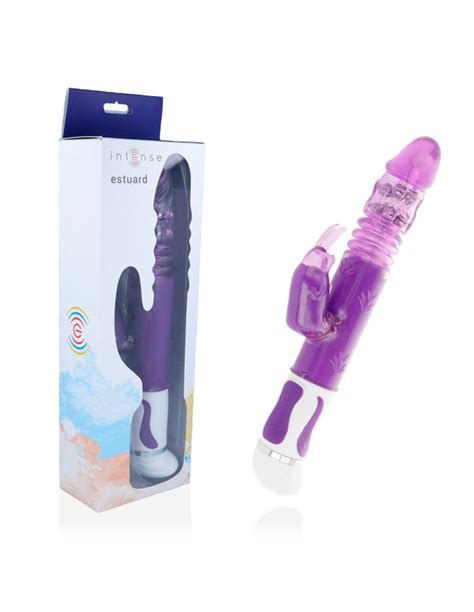 Intense Fun Estuard Vibrador Rotador Up Down Lila Kiwiku Juguetes