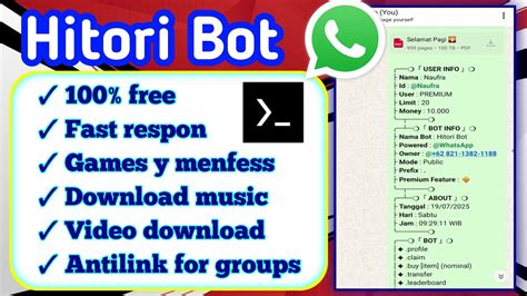 How To Get A Free Bot For Your Whatsapp Group With Termux Youtube
