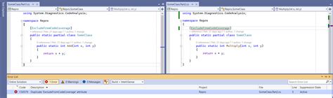Excludefromcodecoverage Attribute Is Not Handled Correctly For Partial Classes · Issue 2314