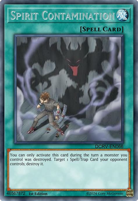 Spirit Contamination Card Custom Yu Gi Oh Custom Think Tank Wiki Fandom