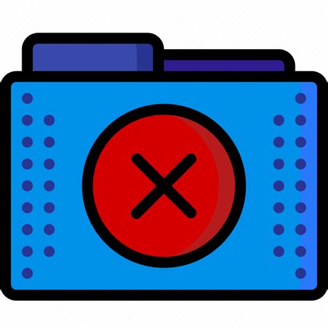 Delete Files Folder Folders Omit Remove Icon Download On Iconfinder