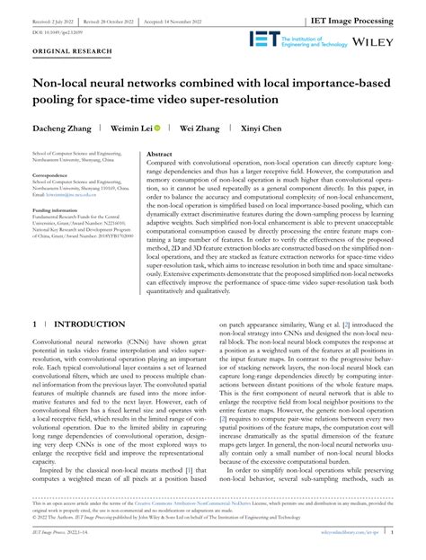 pdf non‐local neural networks combined with local importance‐based