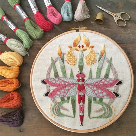 Crewel Work Embroidery Kits Melbury Hill