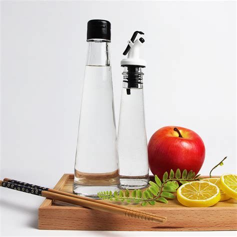 식초200 삼각 유리병 1박스40개 200ml 오일병 소스병 공병상회 유리병의 A To Z