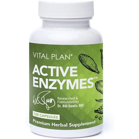 Vital Plan Active Enzymes Supplement By Dr Bill Rawls Digestive