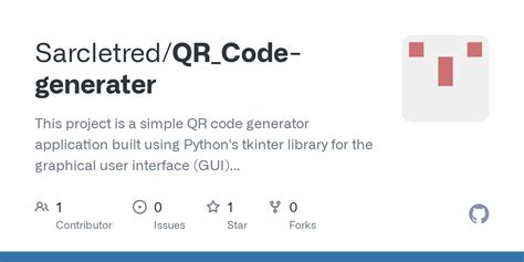 Github Sarcletredqrcode Generater This Project Is A Simple Qr Code