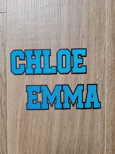 Personalized Custom Name Patch 1 Iron On Name Patch For Bags Sweatshirts Hats Personalized