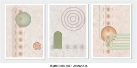 Circles Lines Spots On Pastel Backgrounds Stock Illustration 2040129566 Shutterstock