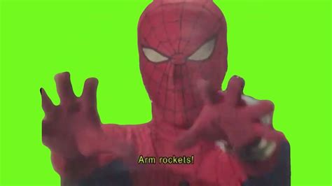 Japanese Spider Man Arm Rocket Green Screen Youtube