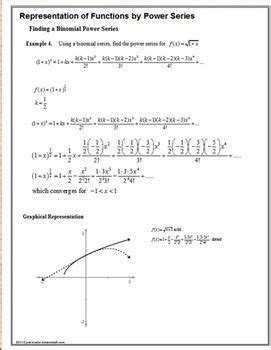 Calculus 2 Infinite Series Representing A Function As A Power Series