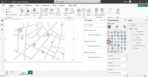 Power BI Creating Map Visualizations
