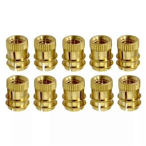 Round Brass Press Insert For Electric Fitting Size 4mm At Rs 1200kg